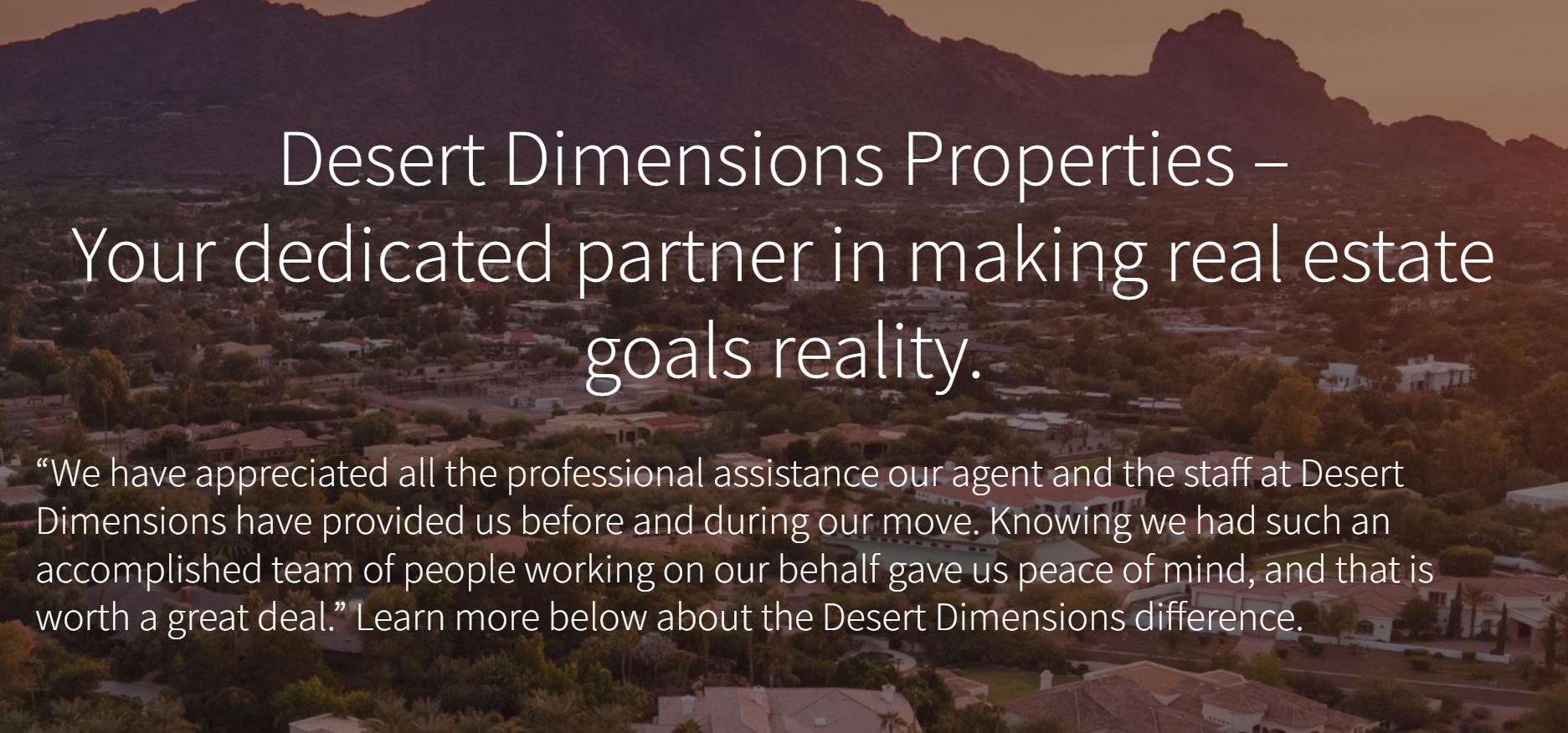 desert dimensions hero screenshot - Desert Dimensions Properties